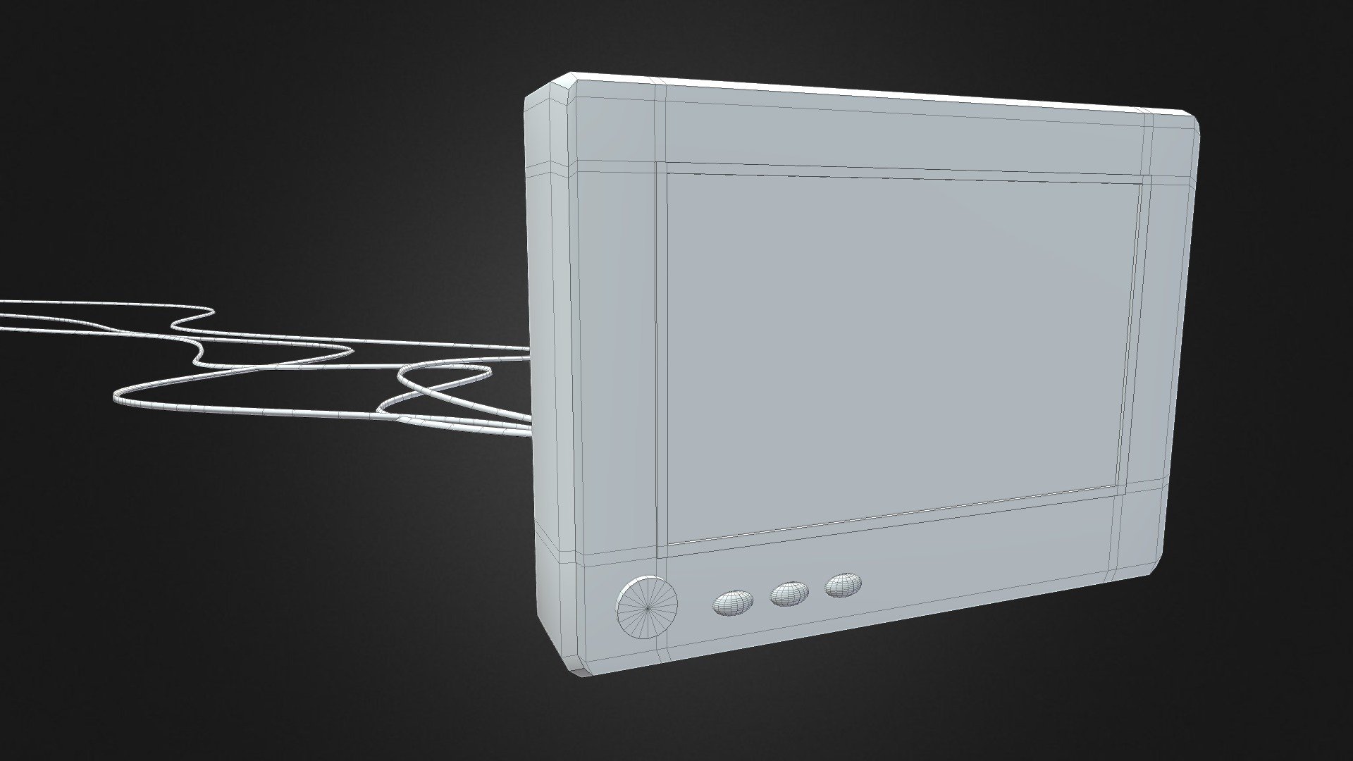 Display Monitor untextured - Download Free 3D model by Vicki Lau ...