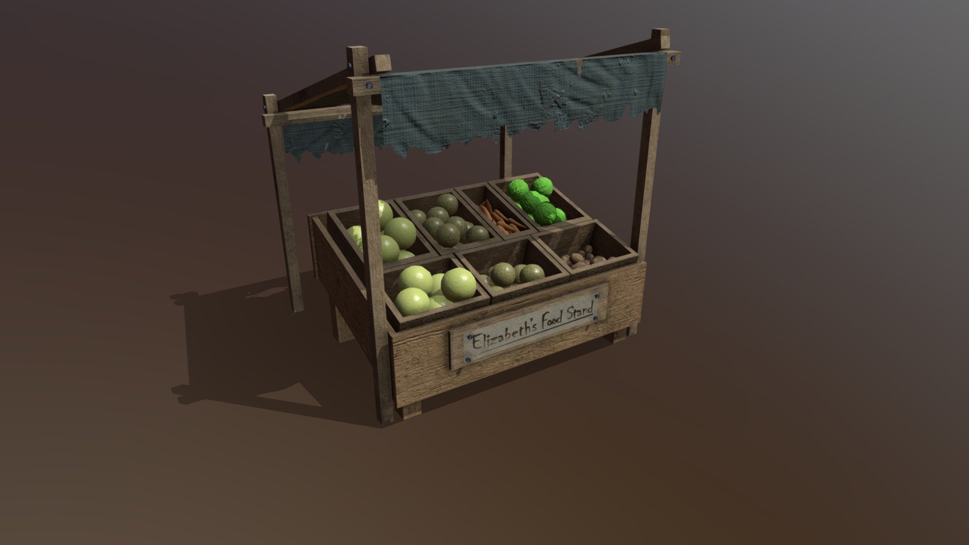 Elizabeth's Food Stand - Download Free 3D model by bpcrews [2f5369d ...