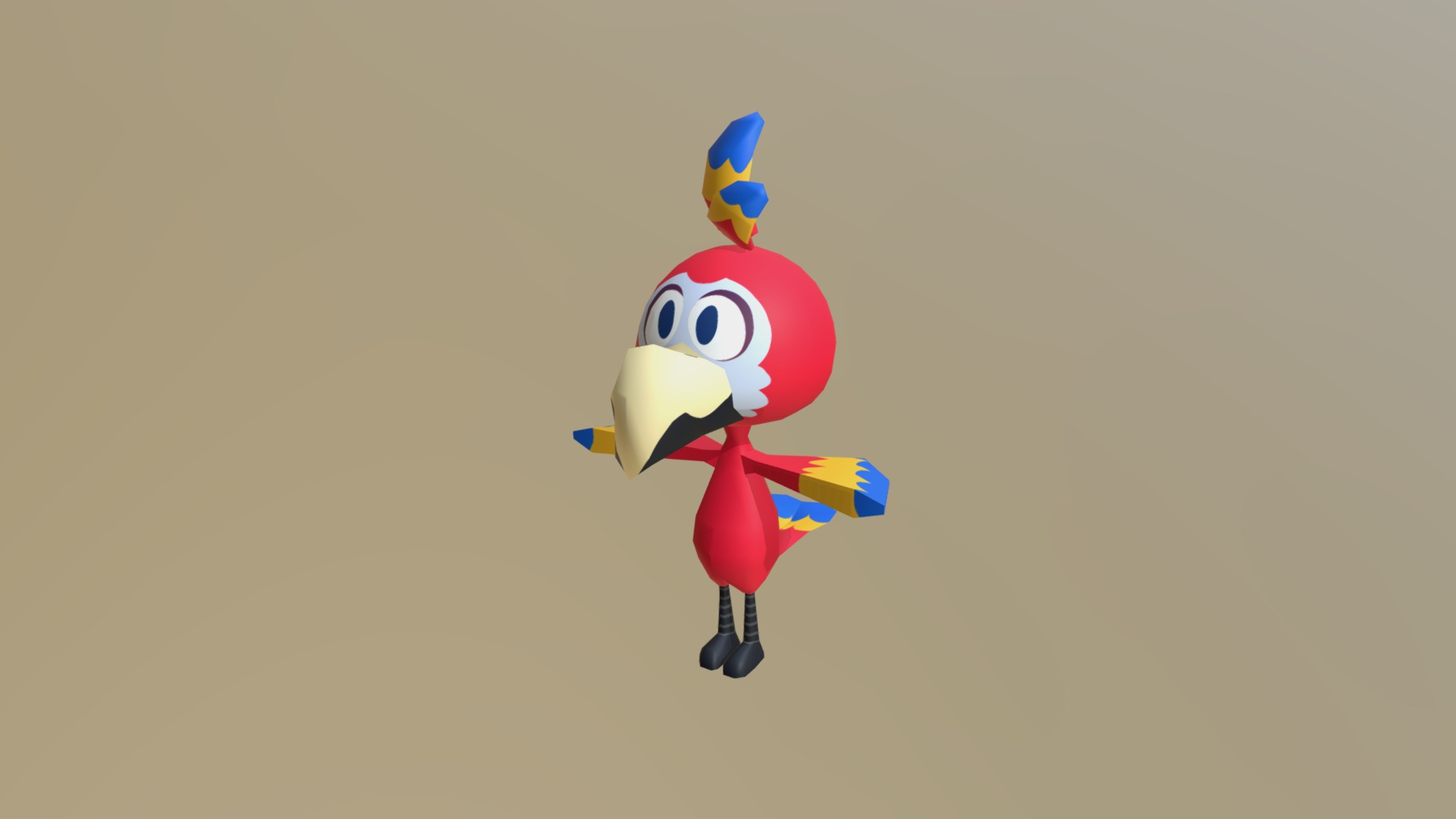 3d Low Poly Parrot - 3D model by rezllen [2f5493a] - Sketchfab