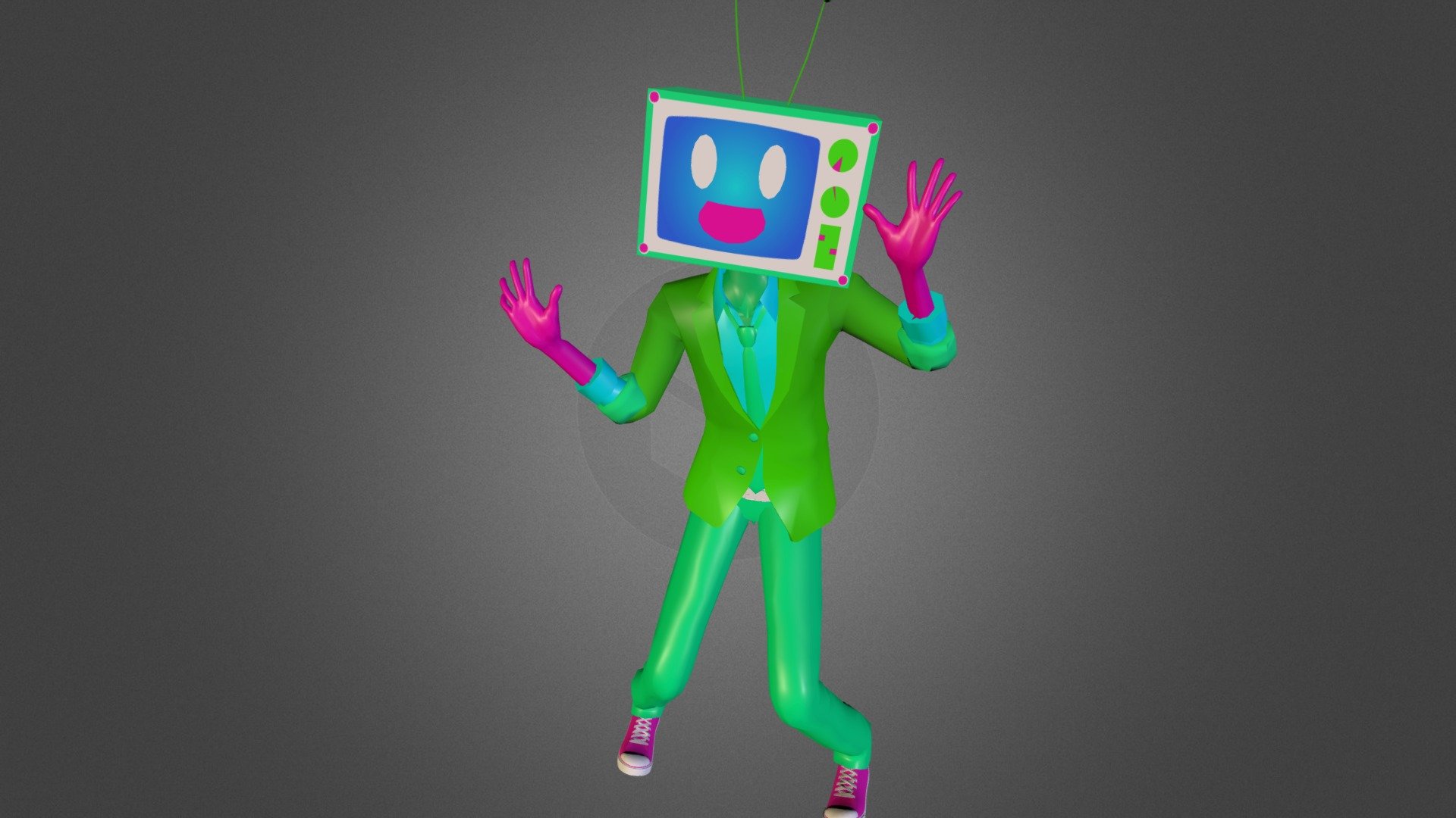 Tee Vee - 3D model by desertdraggon (@randomdraggon) [2f57bb3] - Sketchfab