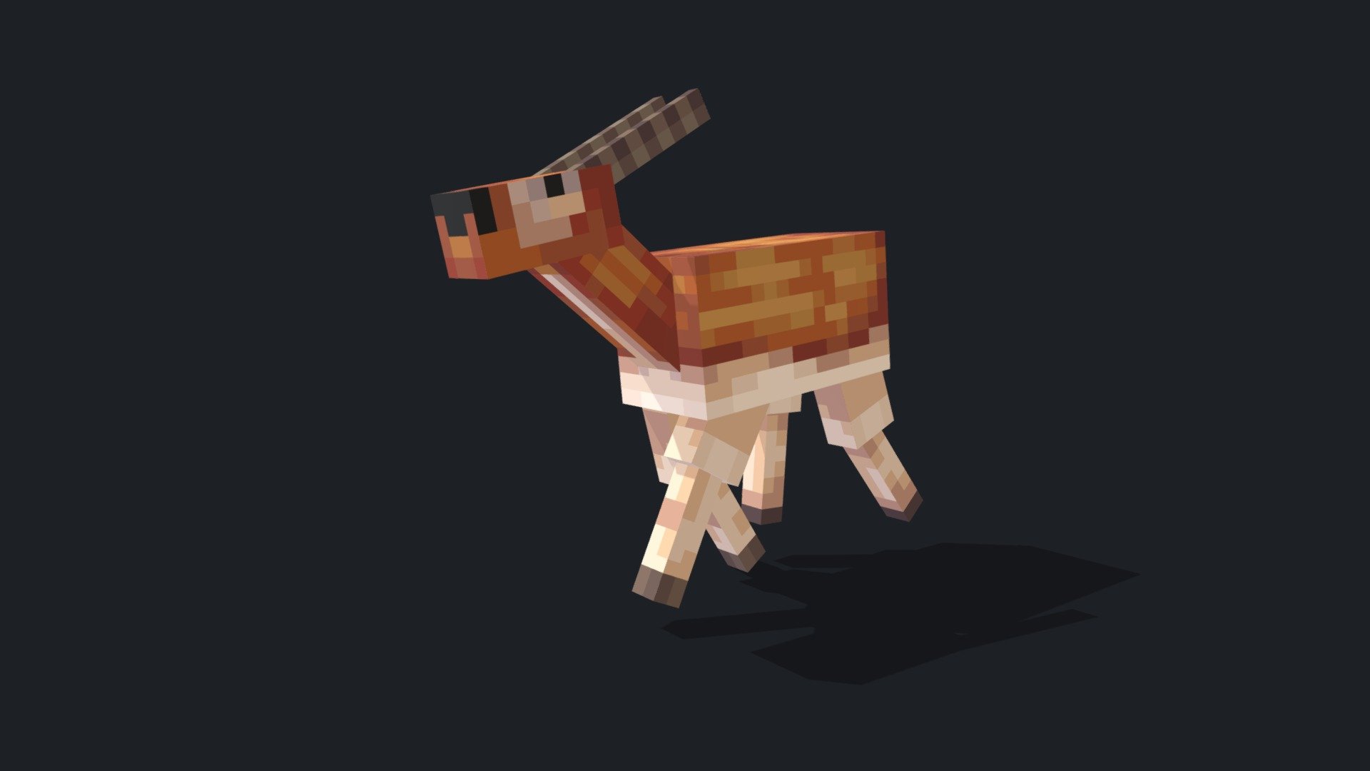 Antelope - 3D model by Blues (@blues8sbit) [2f5897c] - Sketchfab