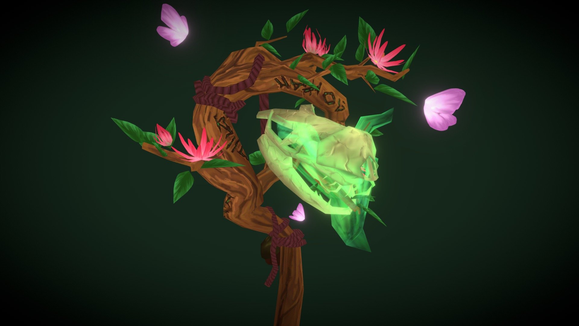DAE WeaponCraft - Staff of Life and Death - Download Free 3D model by ...