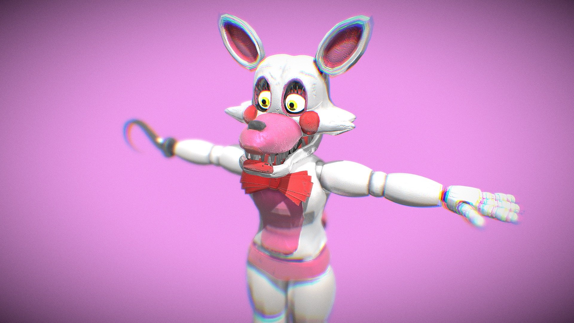 Toy foxy retexture (gift for an friend of mine) - 3D model by 🤎 fℝεDᗪ𝐘 ...