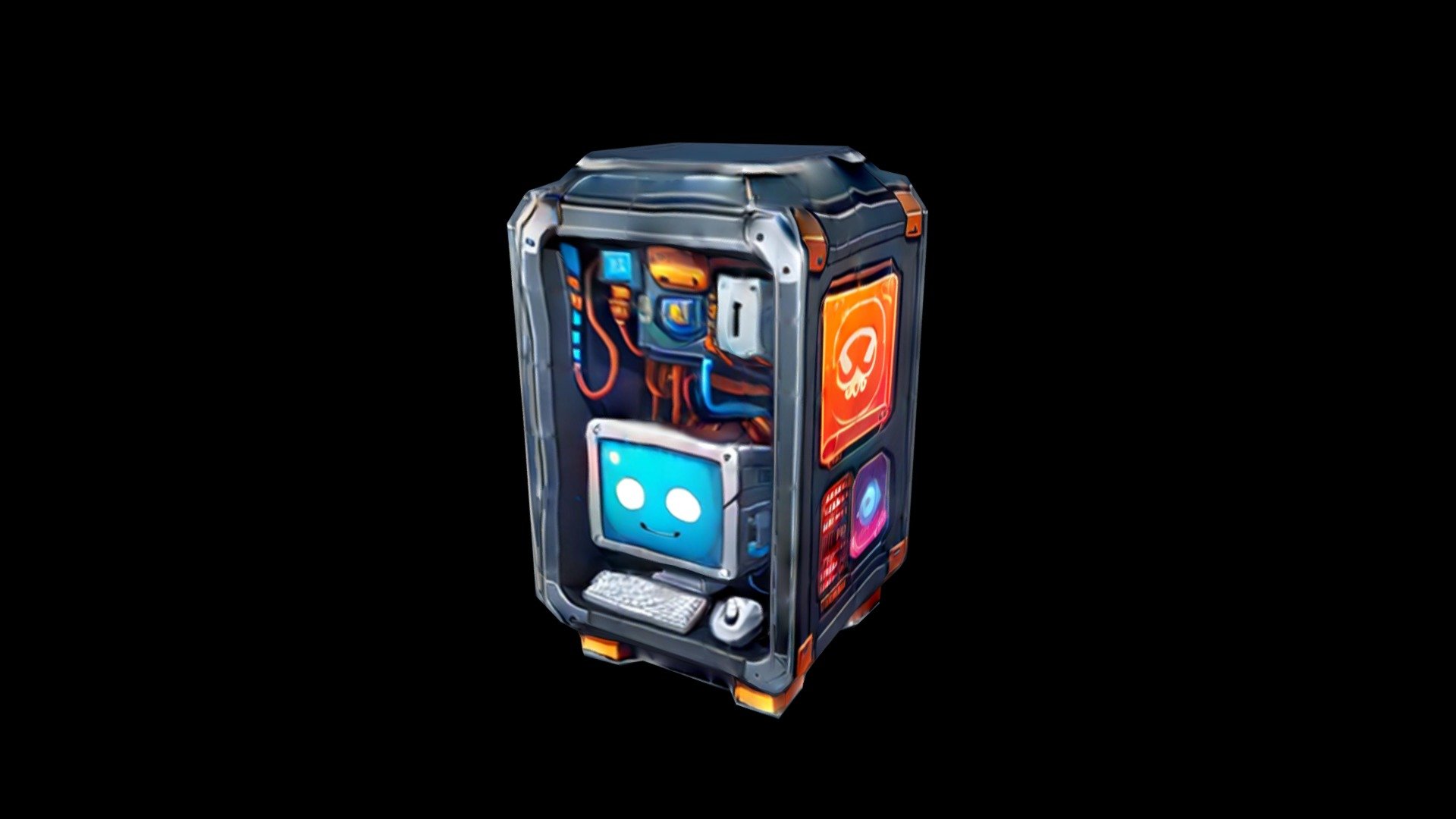 Console Box 02f63996-3298-4efc-82c8-338bde421980 - Download Free 3D ...