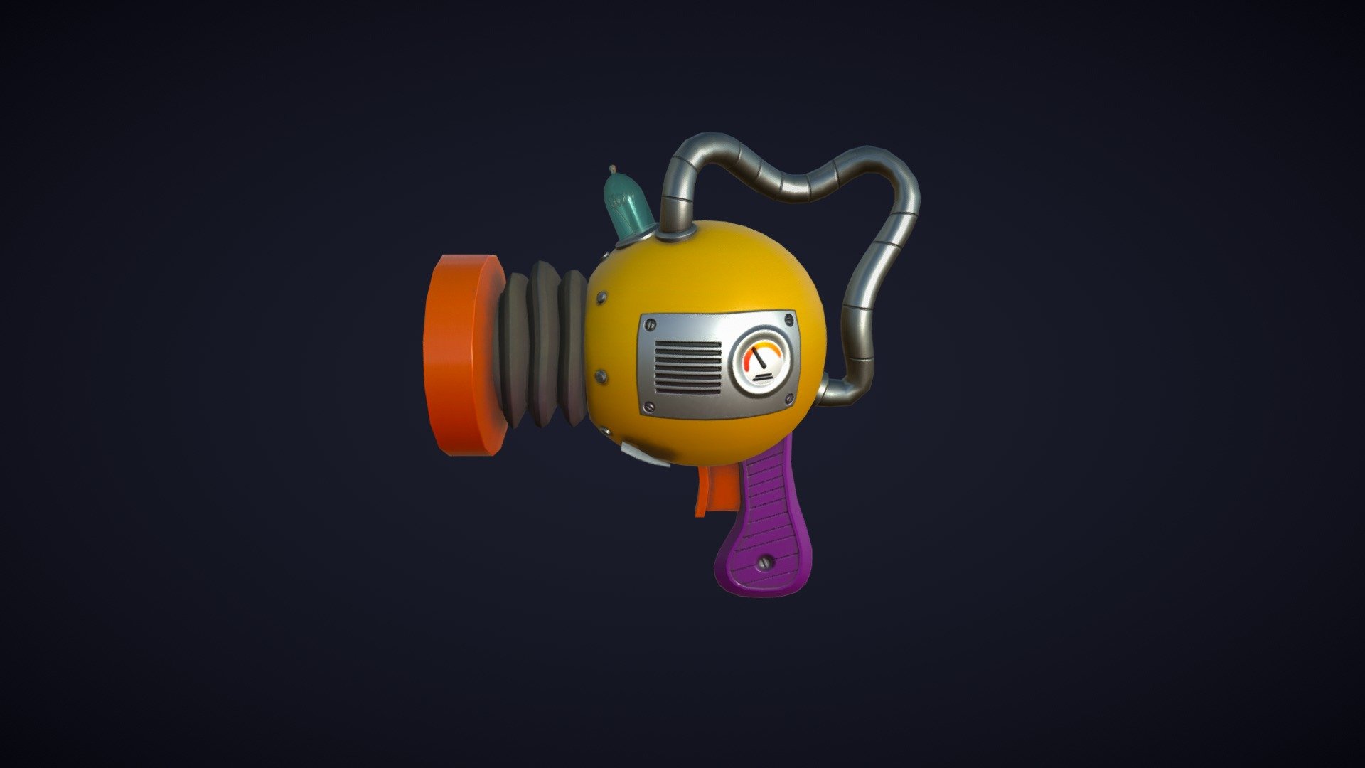 Stylized Gun - 3D model by jwfernando [2f5b445] - Sketchfab