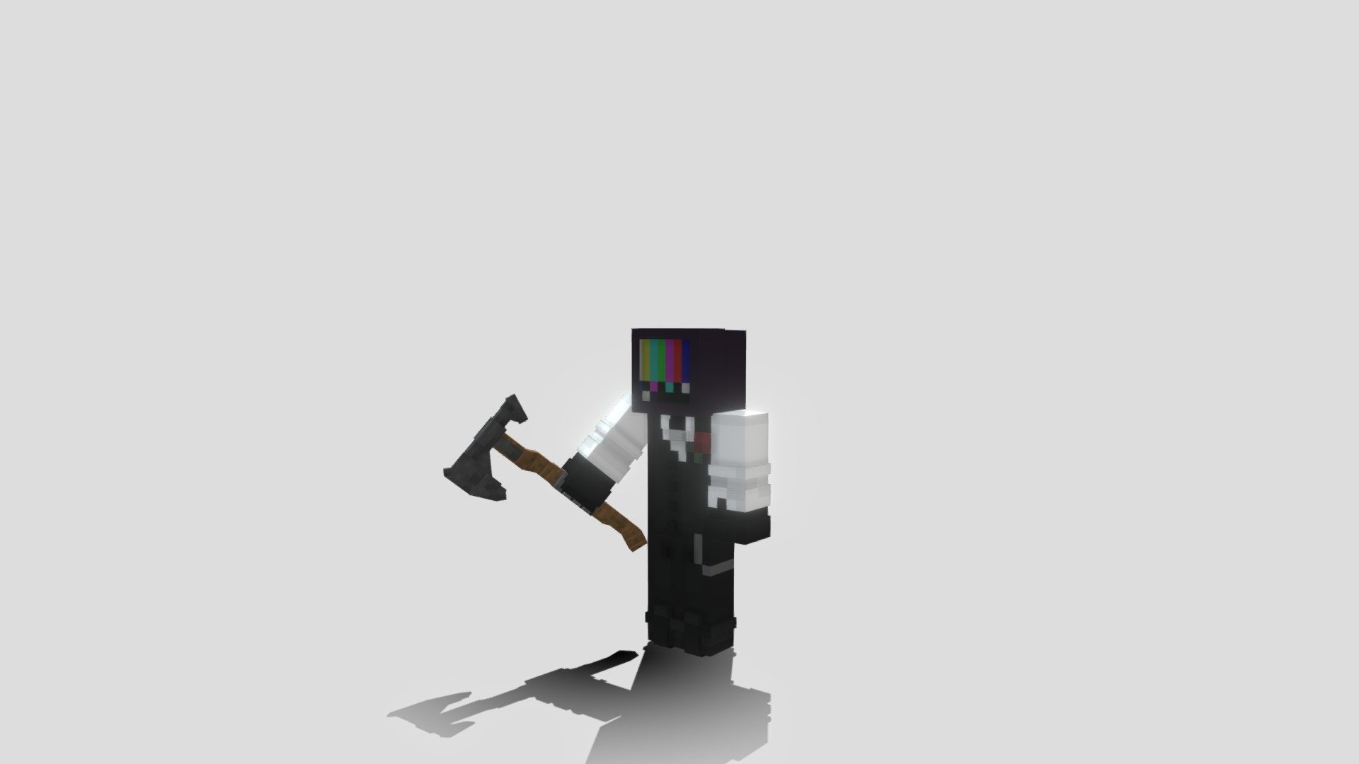 My Minecraft Skin (with Axe) - Download Free 3D model by korbenhall ...