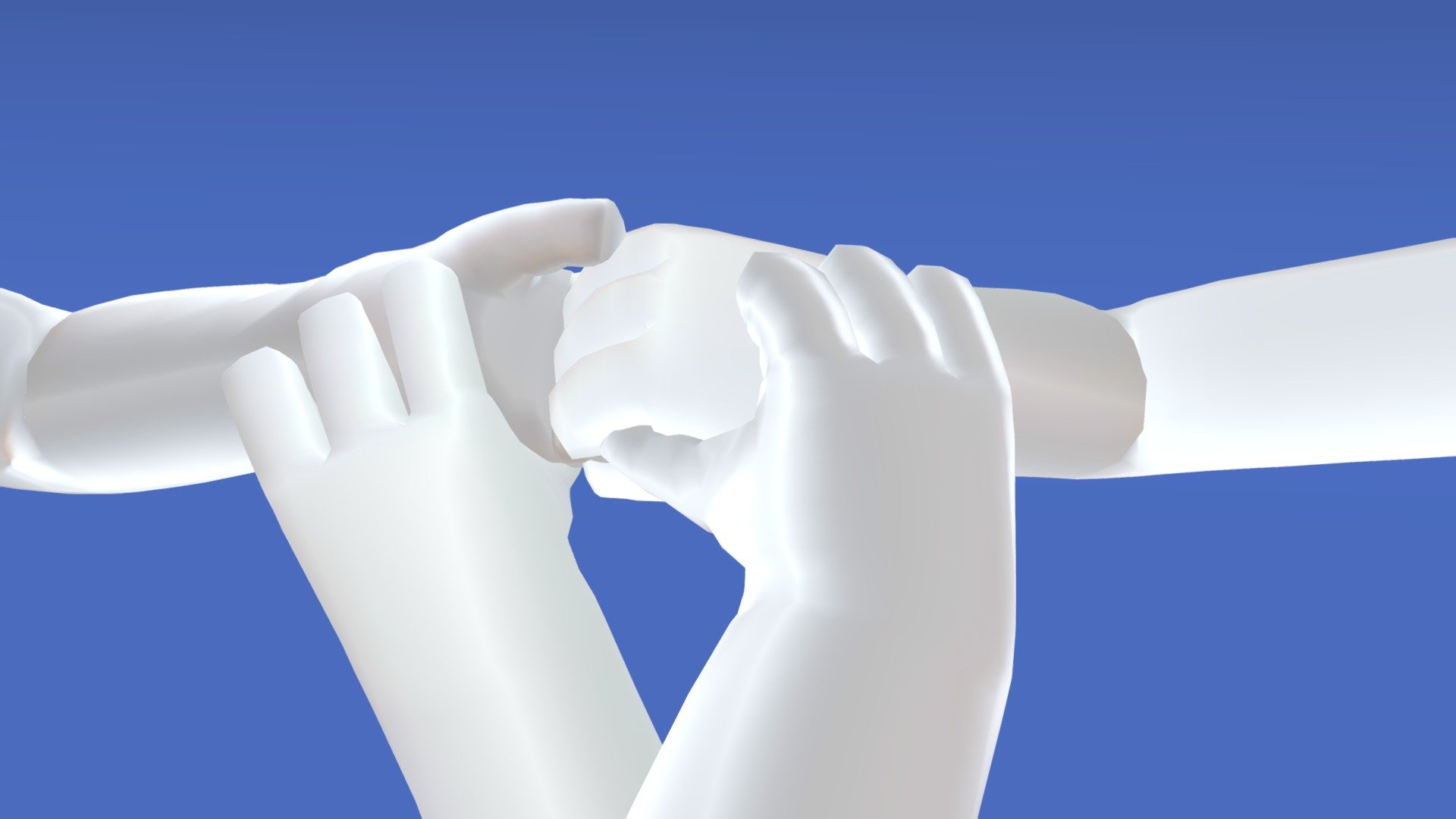 FPS/Motion Graphics cutesy hands / arms - Buy Royalty Free 3D model by ...