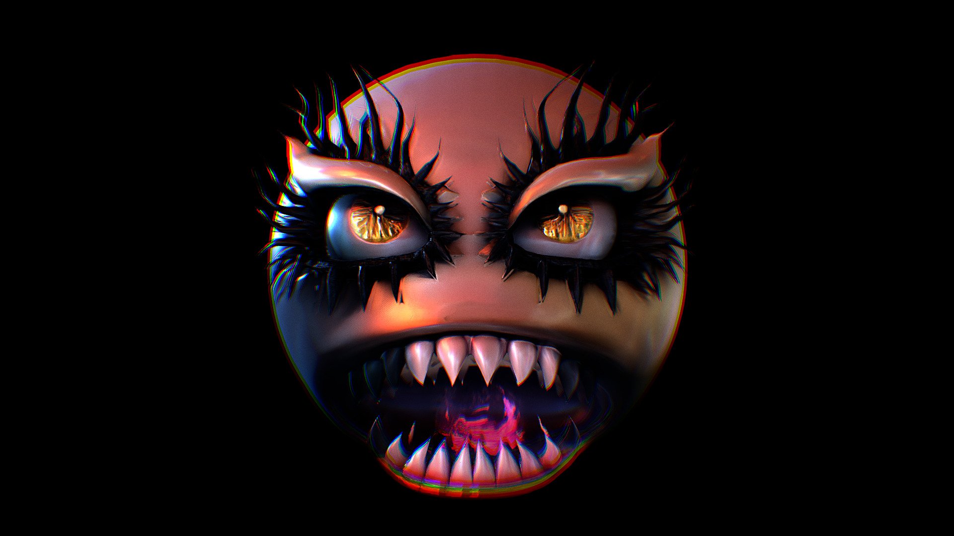 Cursed Ms. Pac-Man - Download Free 3D model by Eve Bat Studios ...