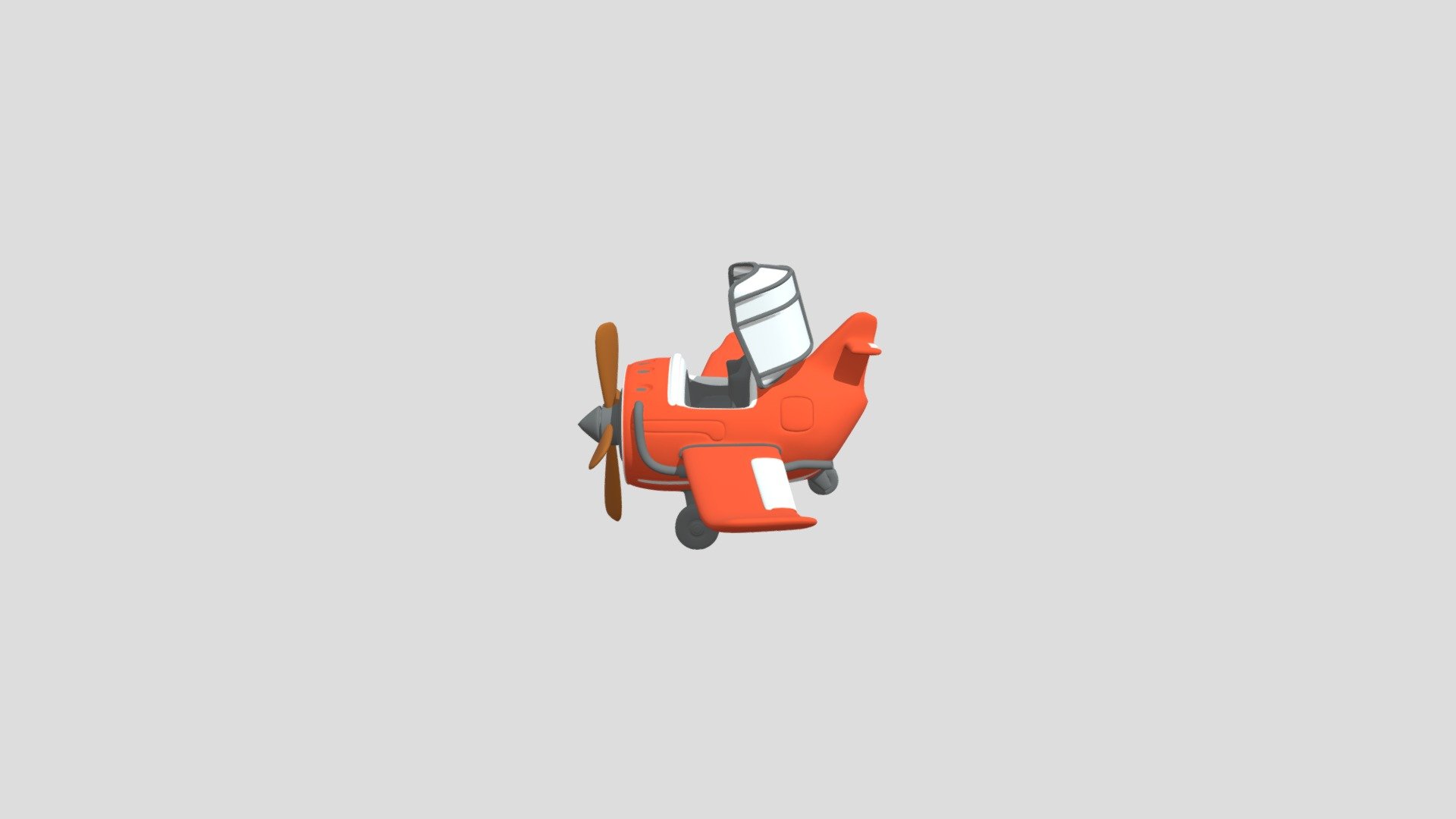Cartoon Plane 01 - Download Free 3D model by andras.fodor.sono07 ...