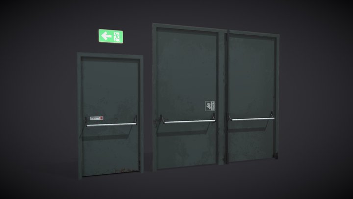 Exit-emergency 3D models - Sketchfab