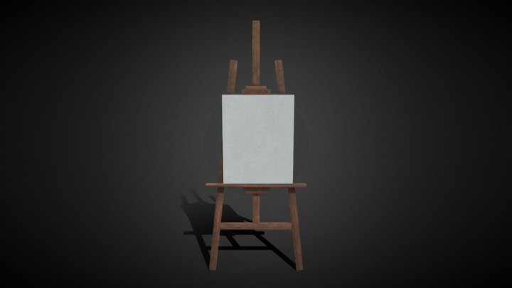 Easel 3D models - Sketchfab