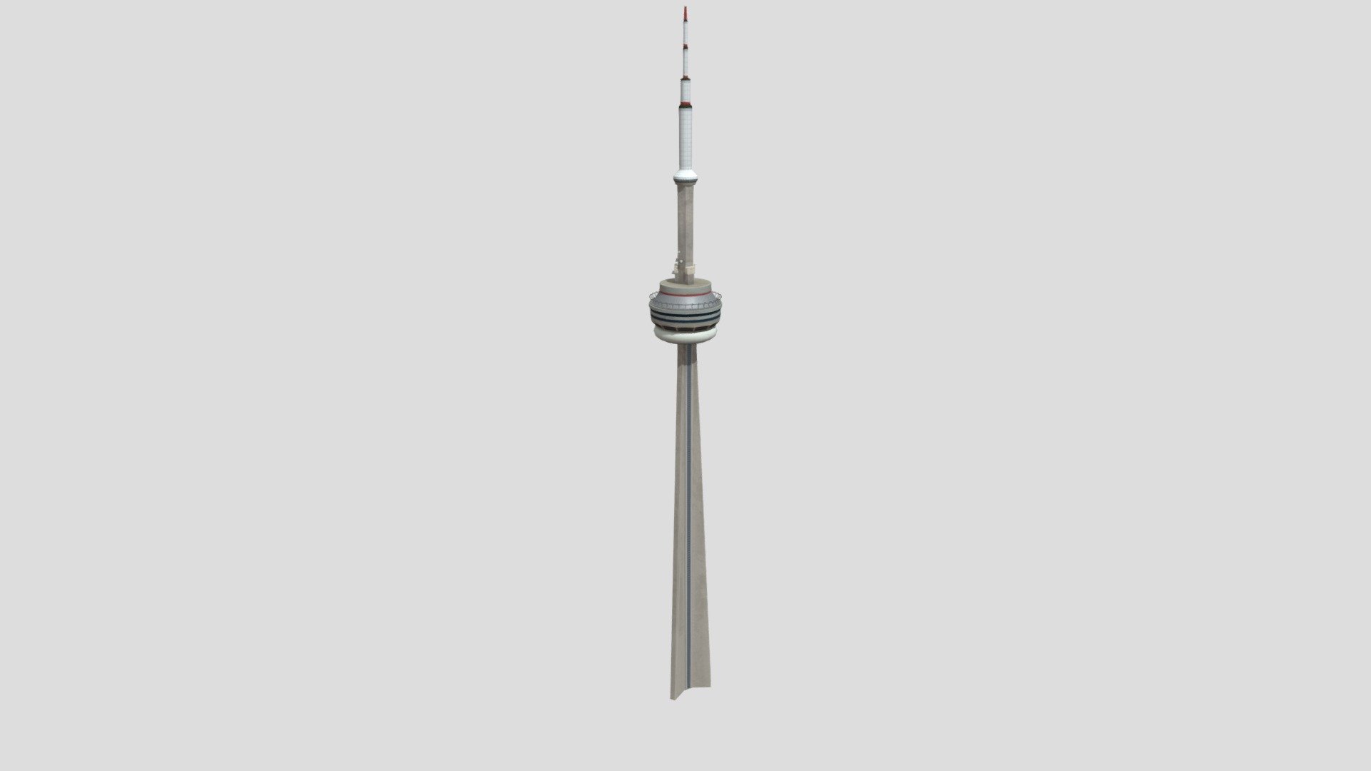 CN Tower - 3D model by TreasuredTeam [2f5dd45] - Sketchfab