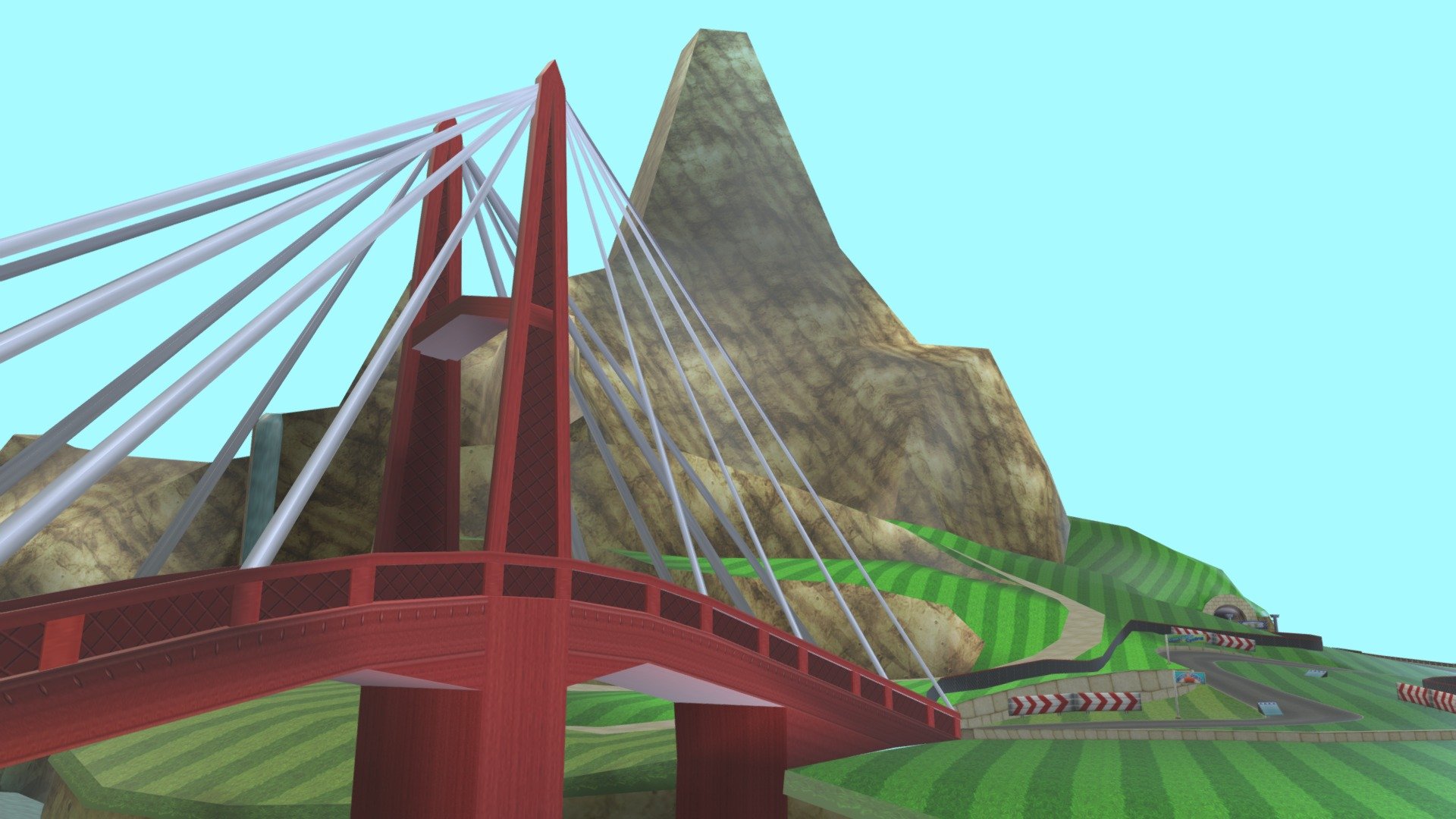 Mario Kart 7- Wuhu Loop/Wuhu Island Loop - Download Free 3D model by ...