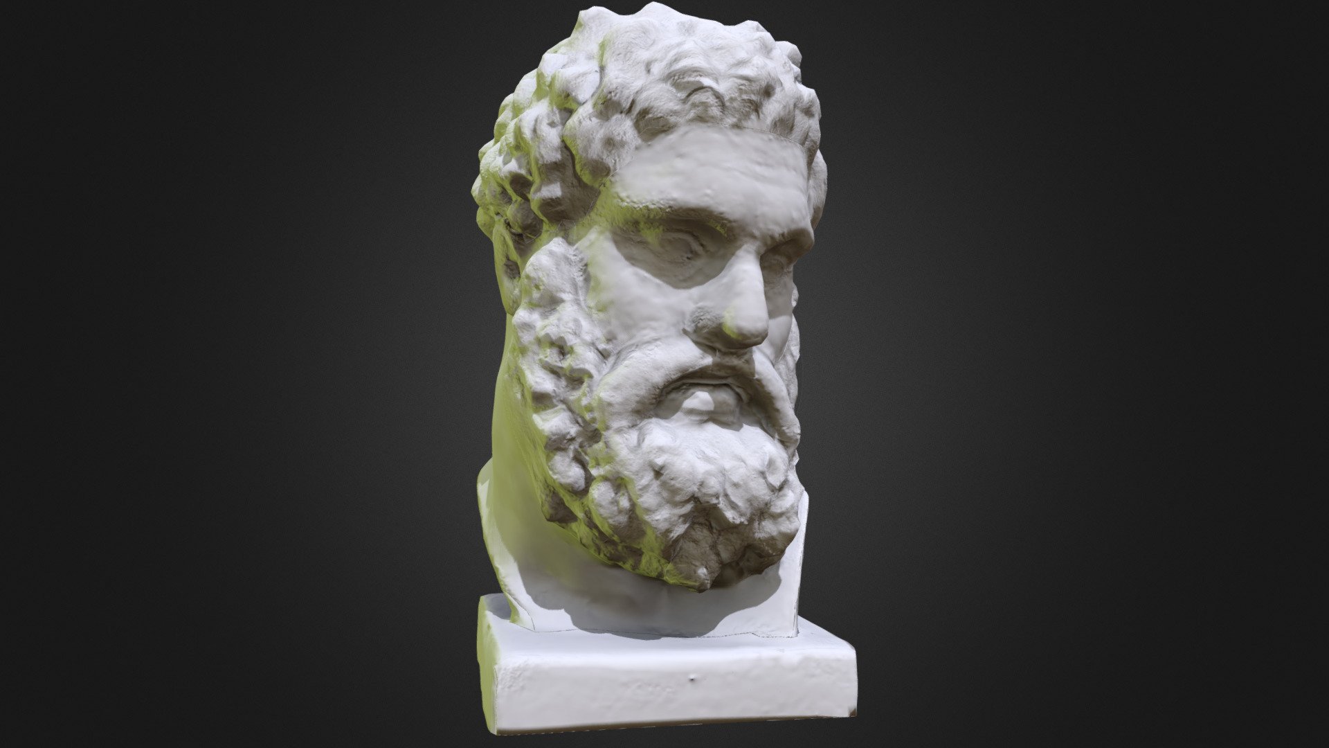 Heracles bust |Scaned|Low-poly| - 3D model by martinwaters [2f60c3b ...