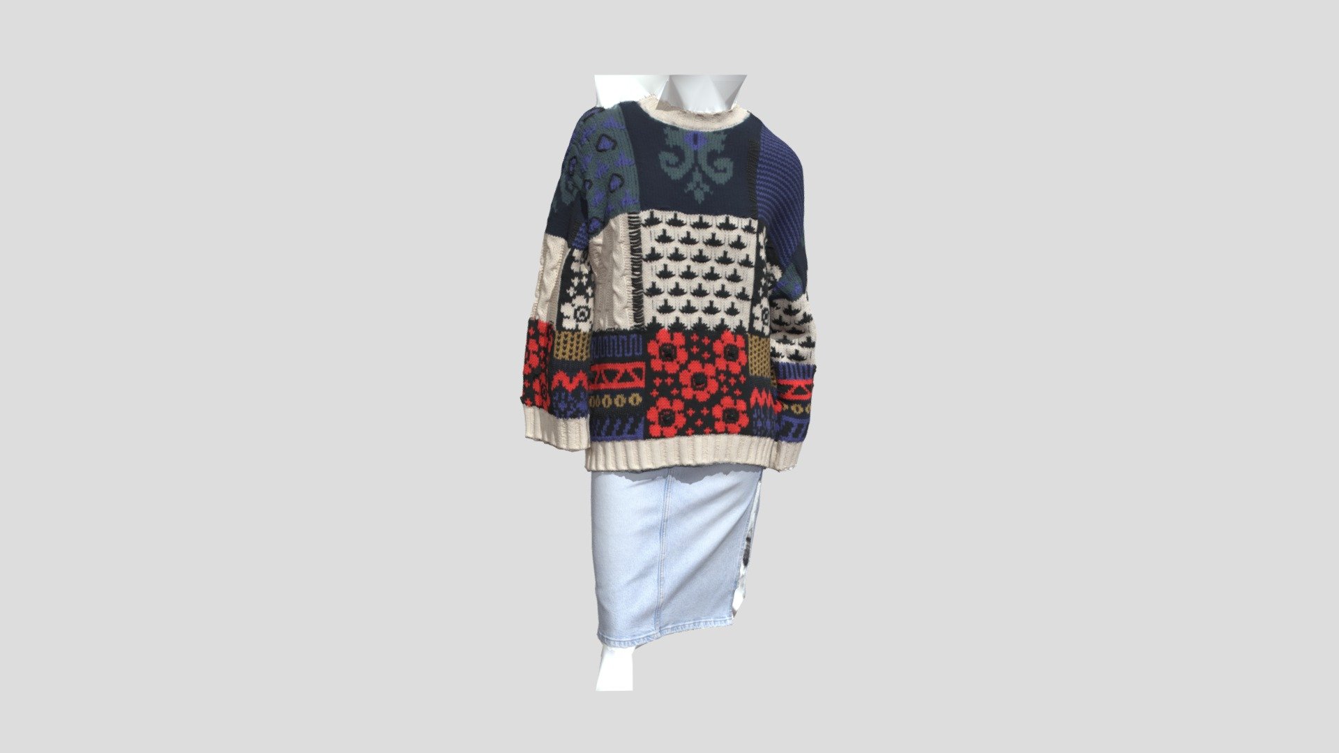 WOOLEN SWEATER 2 - 3D model by nicolasallure [2f6104e] - Sketchfab