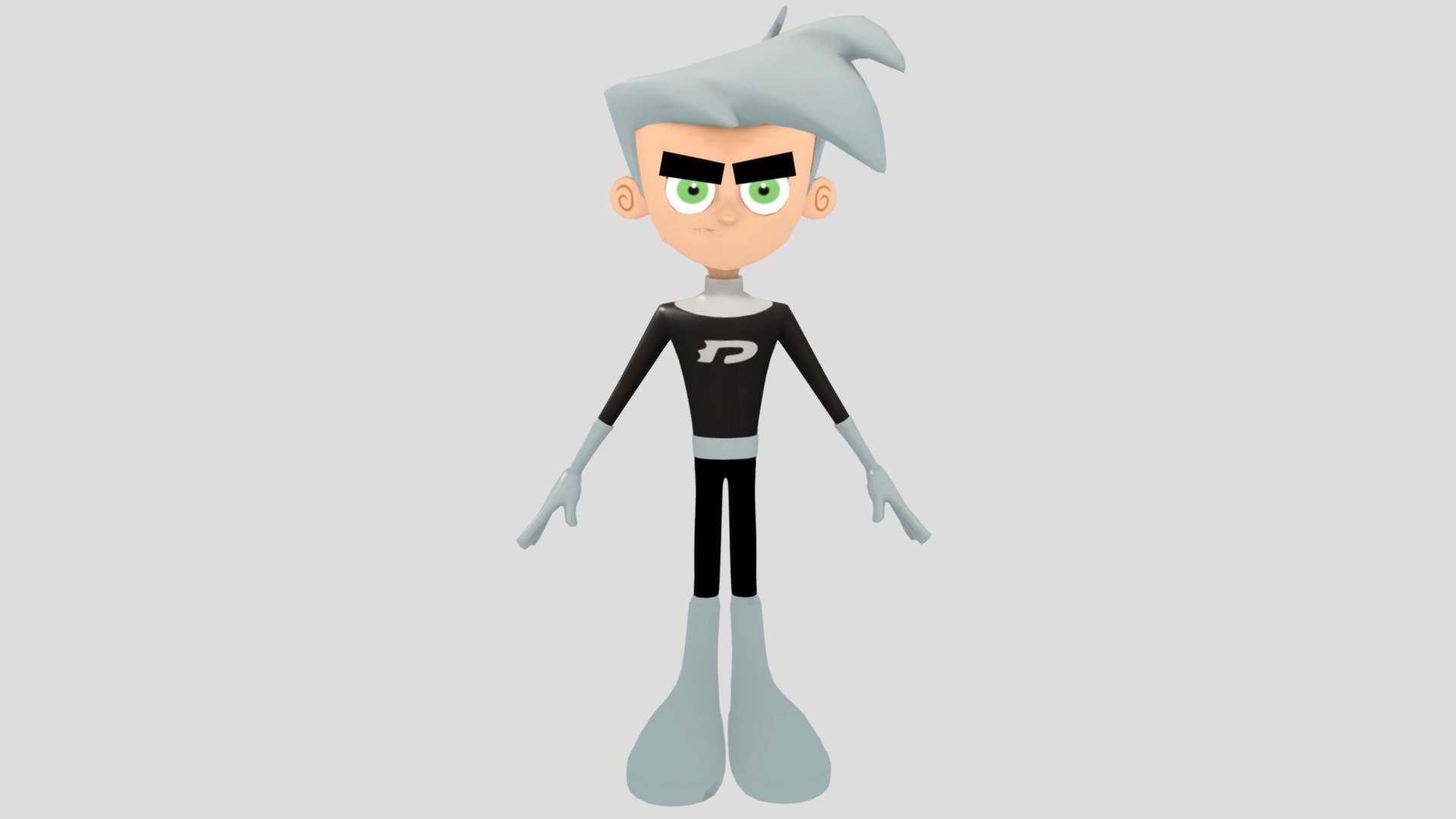 Nickelodeon All Star Brawl Danny Phantom - 3D model by SMF Features Developed From Cheryl Hill ...