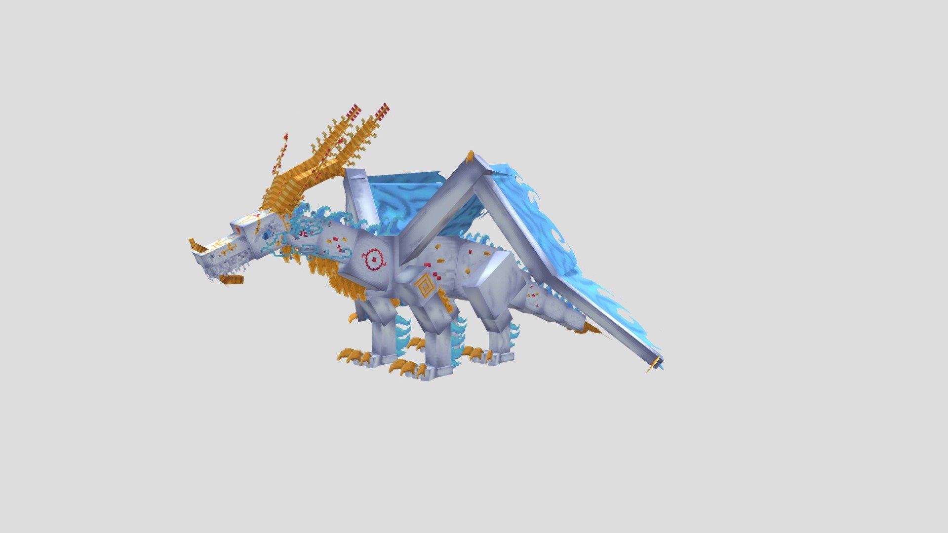 The Heavenly Griffin |minecraft| - 3D model by ficus2 [2f6209a] - Sketchfab