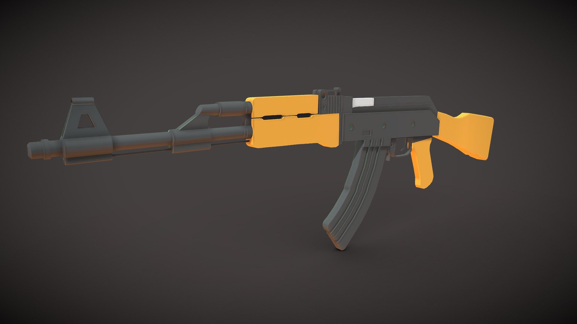 AK47 lowpoly - Download Free 3D model by AnishRoyalinc [2f62ddb] - Sketchfab