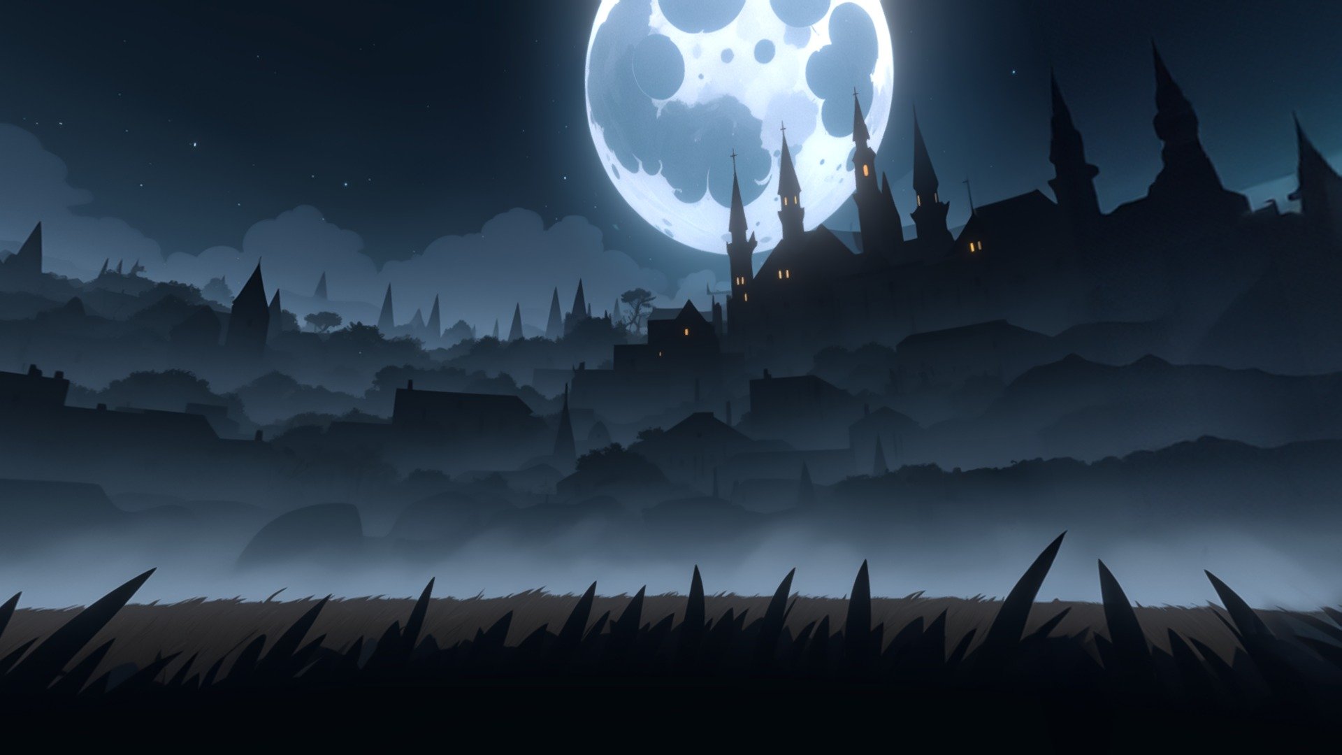 creepy misty field skybox 00002 - Buy Royalty Free 3D model by stylized ...