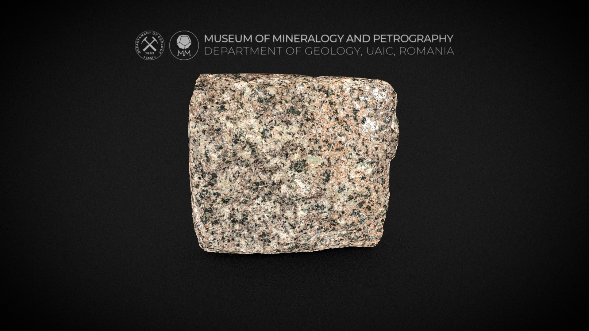 Granite Igneous Rock 3d Model By Museum Of Mineralogy And
