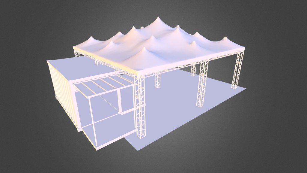 Mega Stretch Tents - Truss Structures - A 3D model collection by ...