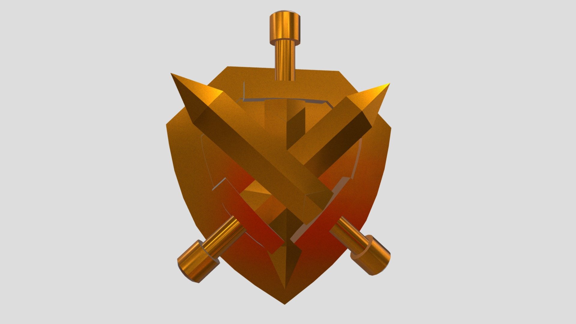 CoC Gold League - Download Free 3D model by Esther3D [2f68aae] - Sketchfab