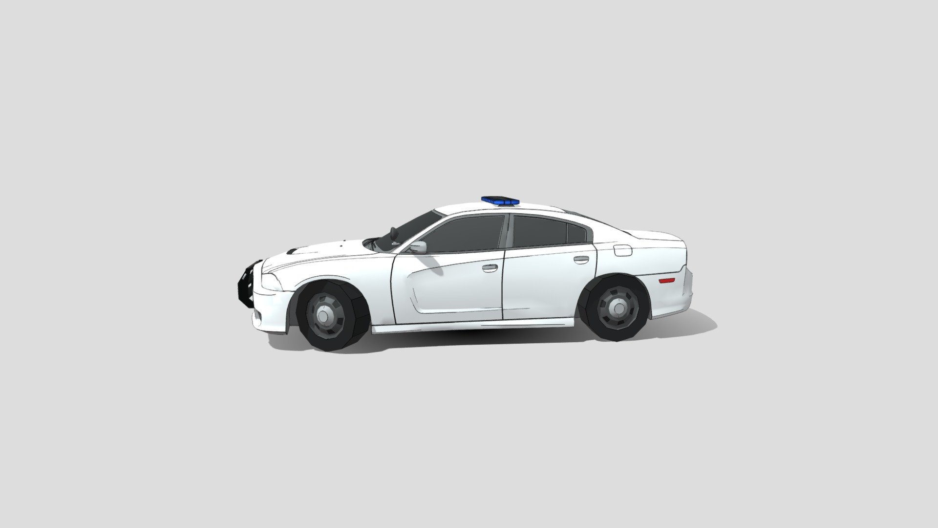 Unmarked Dodge Charger - Download Free 3D model by David_Holiday ...