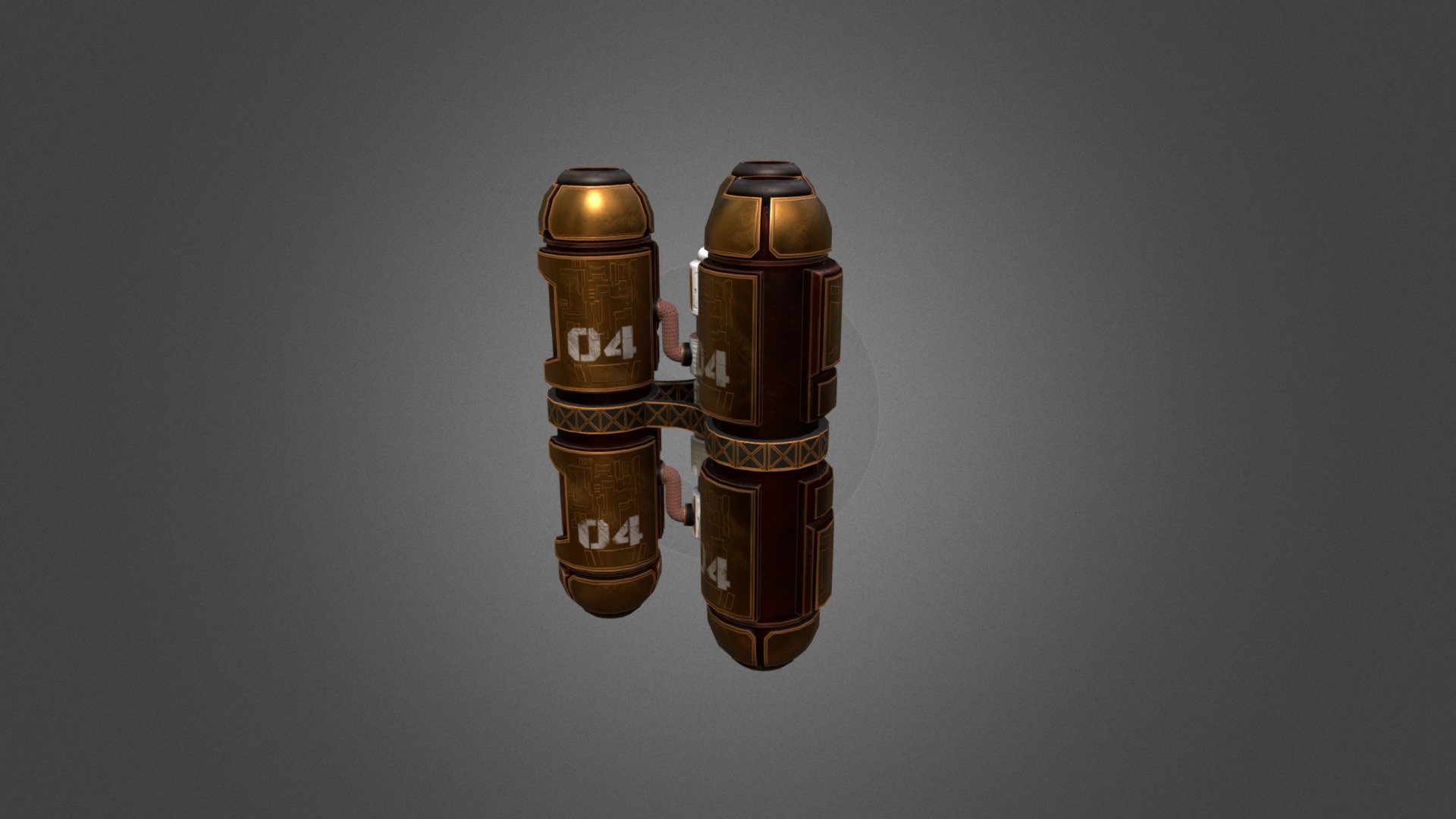 SCI-FI Tube Fuel Prop Space Low-poly 3D model - Buy Royalty Free 3D model by juancaratino ...