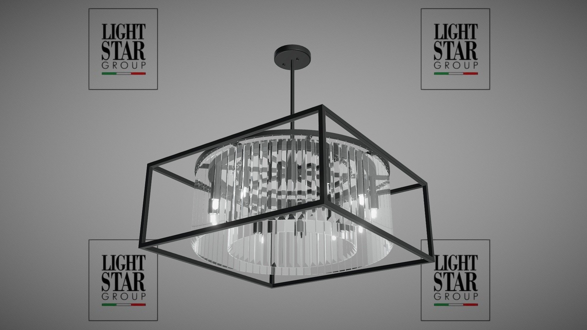 713127 Regolo Osgona chandelier - Download Free 3D model by LIGHTSTAR ...