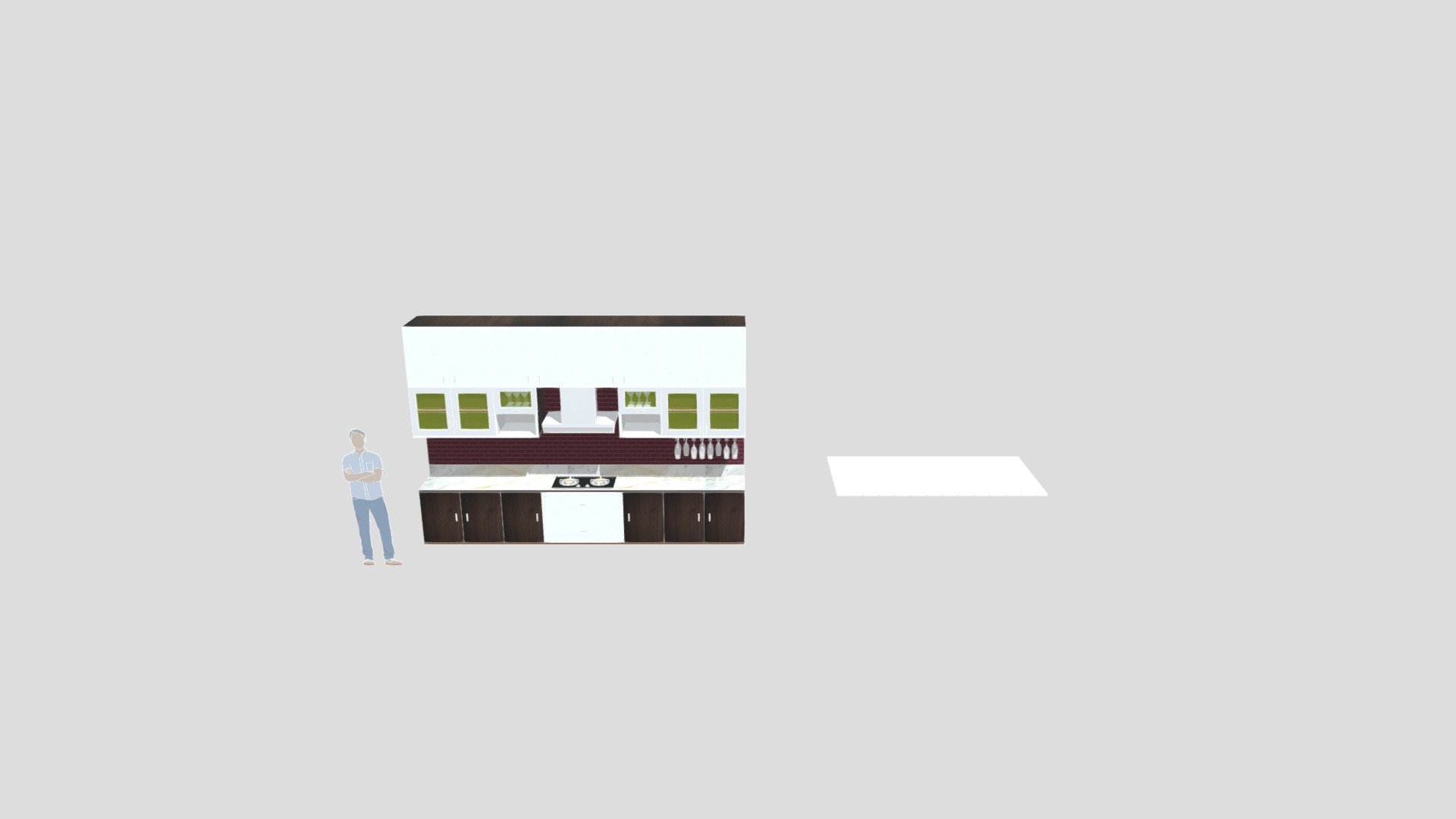 kitchen interior - 3D model by Engr.Saiful Islam (@dickson789) [2f6b4b1] - Sketchfab