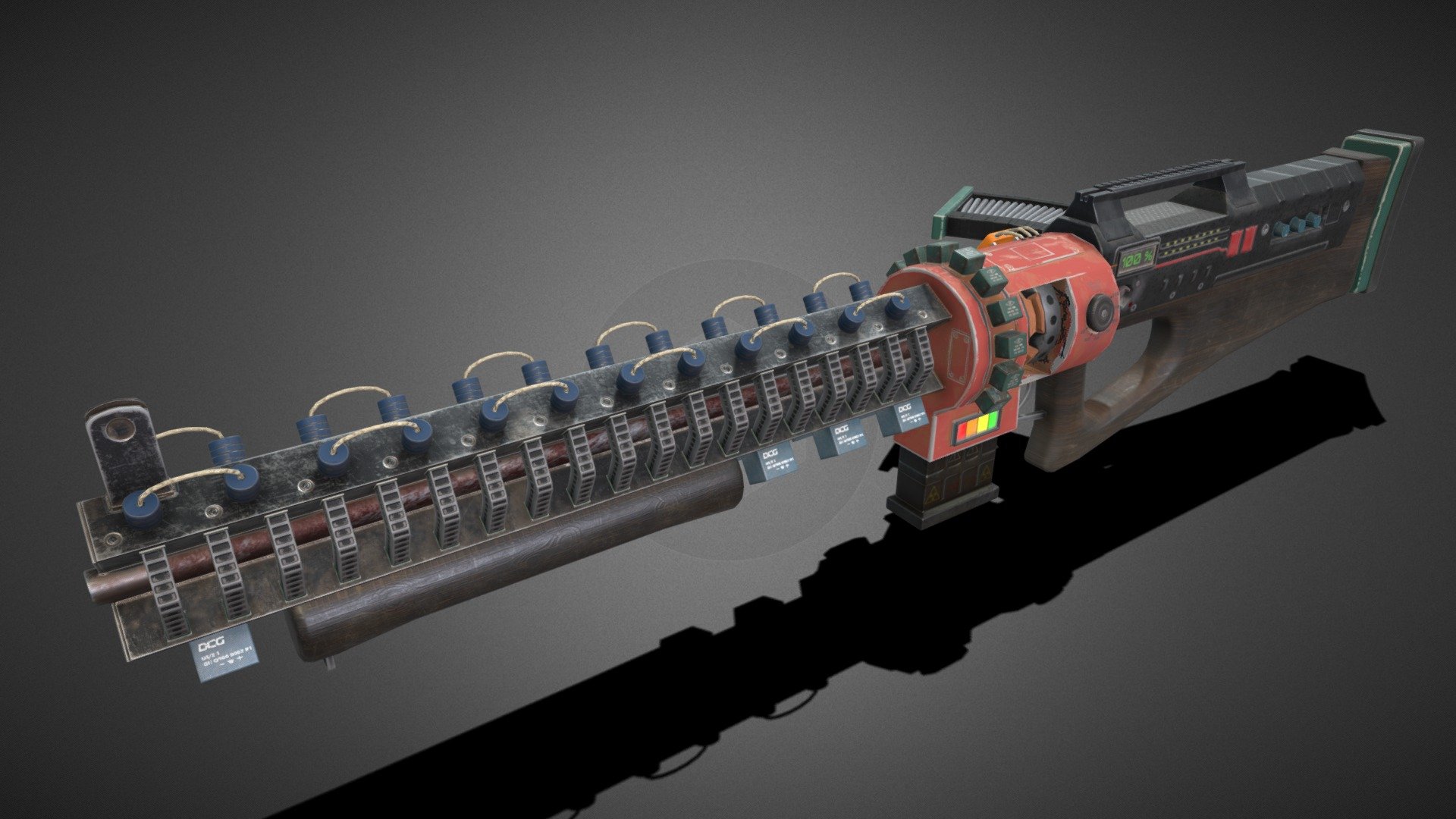 Gauss rifle "Iskra" - Download Free 3D model by den4ik4irik [2f6bc2f ...