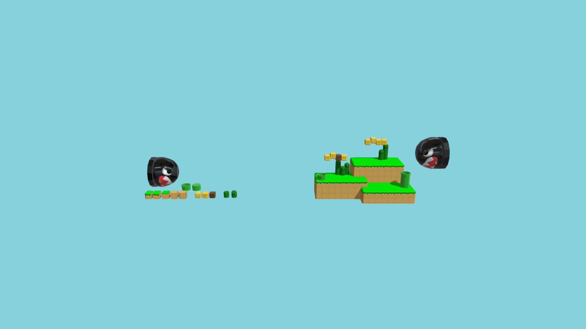 Super Mario - Modular Modeling 3D - Download Free 3D model by Antonio ...