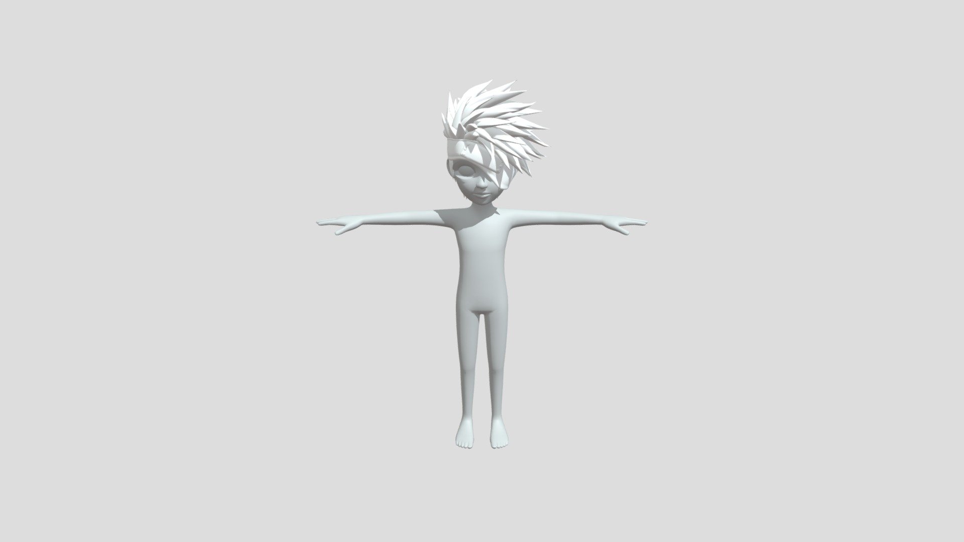 Hair FBX file prefab zepeto template 3D Item - Download Free 3D model ...