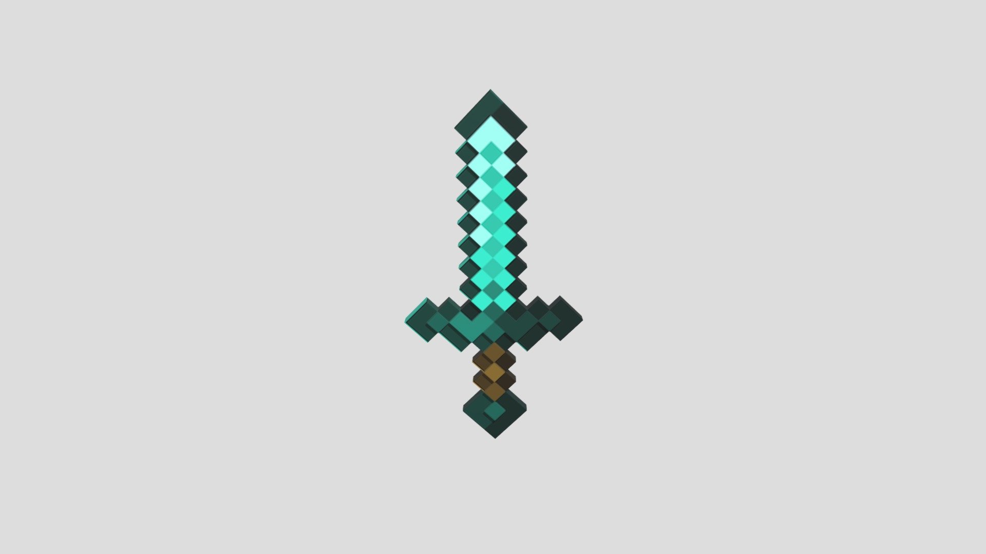 Diamond Sword - Download Free 3D model by rahmanerlantoo [2f6d687 ...