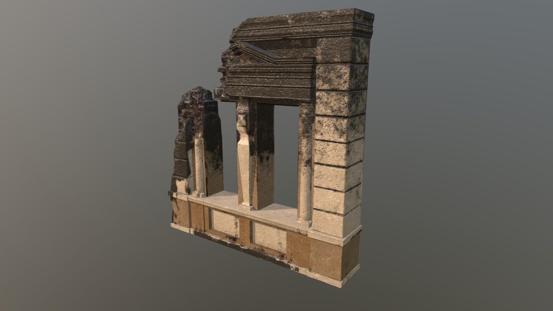 Kharkiv ruined window - 3D model by NormalMap [2f6e40b] - Sketchfab