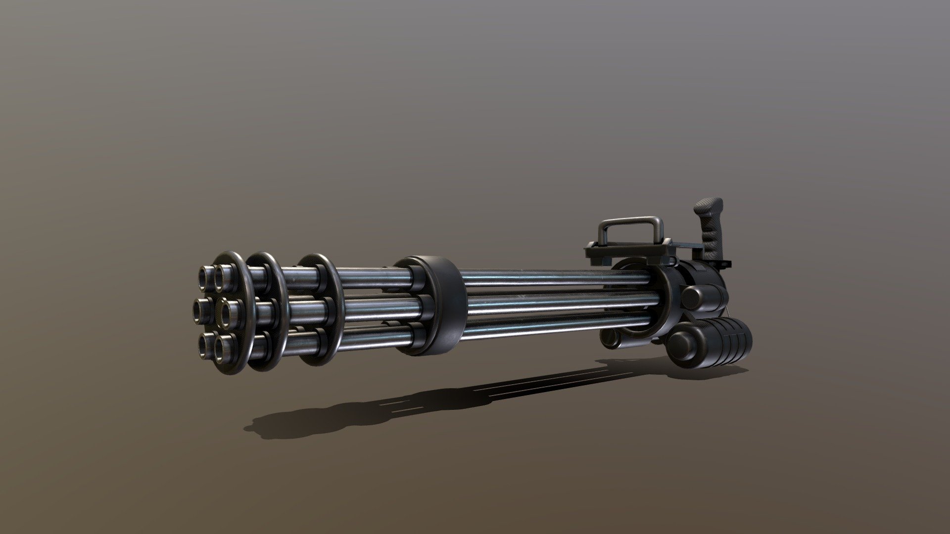 Game Ready Minigun 4K Textures - 3D model by Arthas Lionheart ...