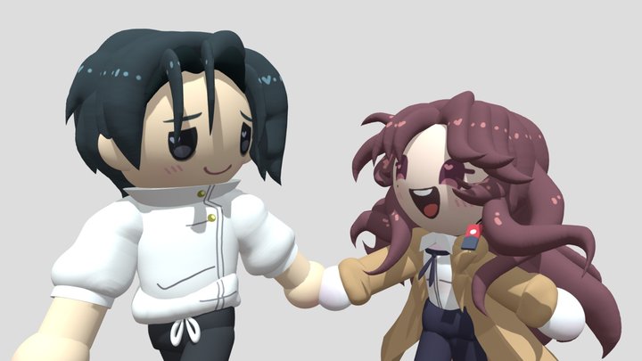 Chibi-character 3D models - Sketchfab