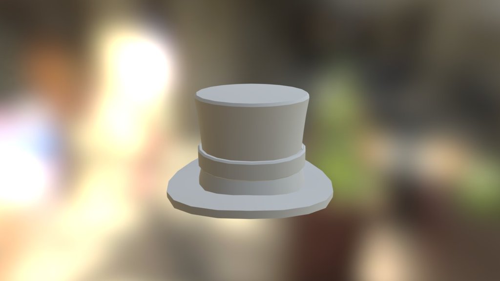 Evans Monopoly Hat - 3D model by 104766 [2f74675] - Sketchfab