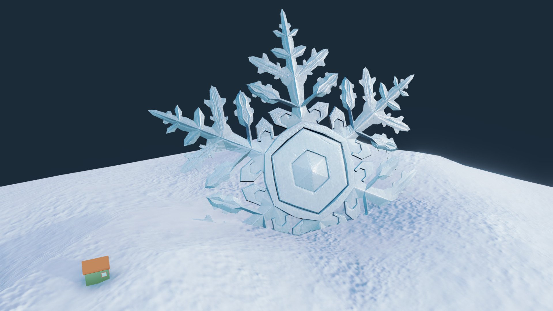 Snowflake - Download Free 3D model by OfficialBytes [2f75914] - Sketchfab