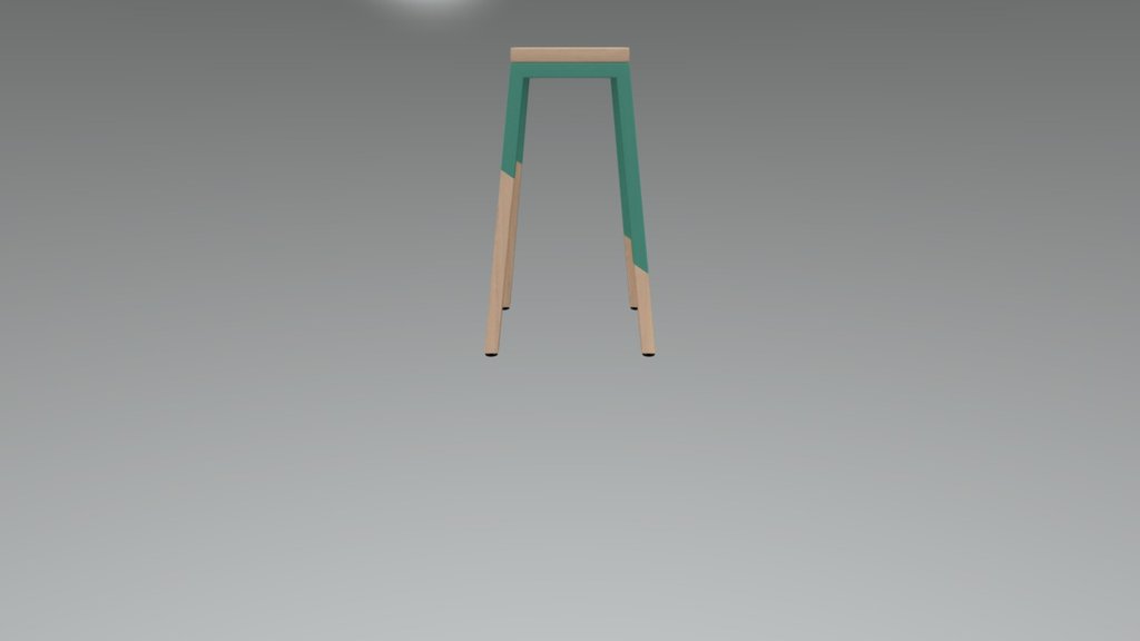 Splinter Stool - 3D model by Luxmy Furniture (@luxmyfurniture) [2f76239 ...