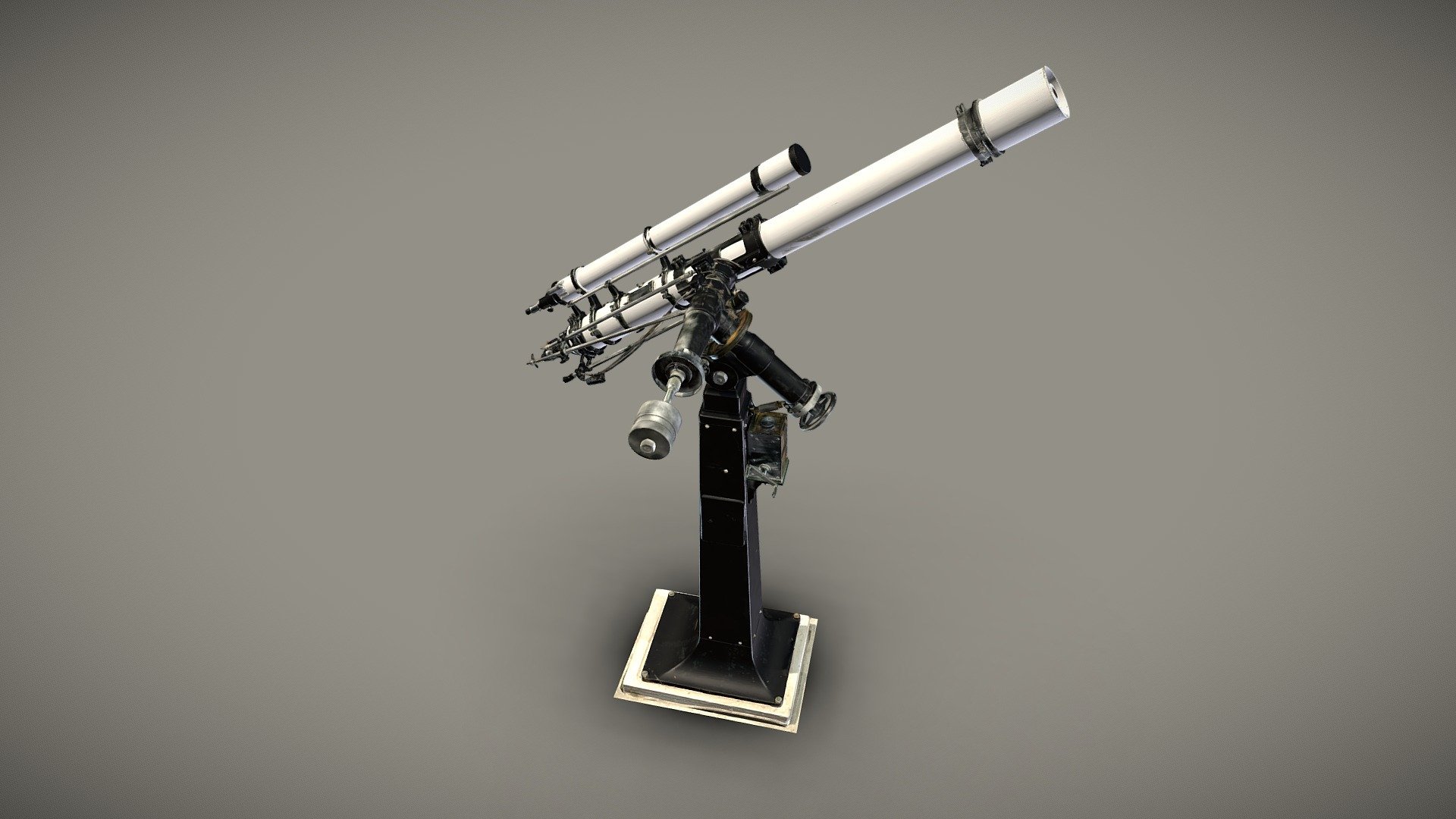 Unitron Model 620, 6 inch refractor - 3D model by bkuker [2f775bf] - Sketchfab