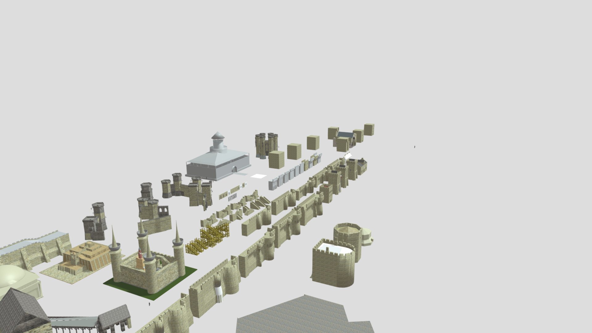 Castle Kitbash Asset Pack - Download Free 3D model by AGUNG.IHACKSTUFF ...