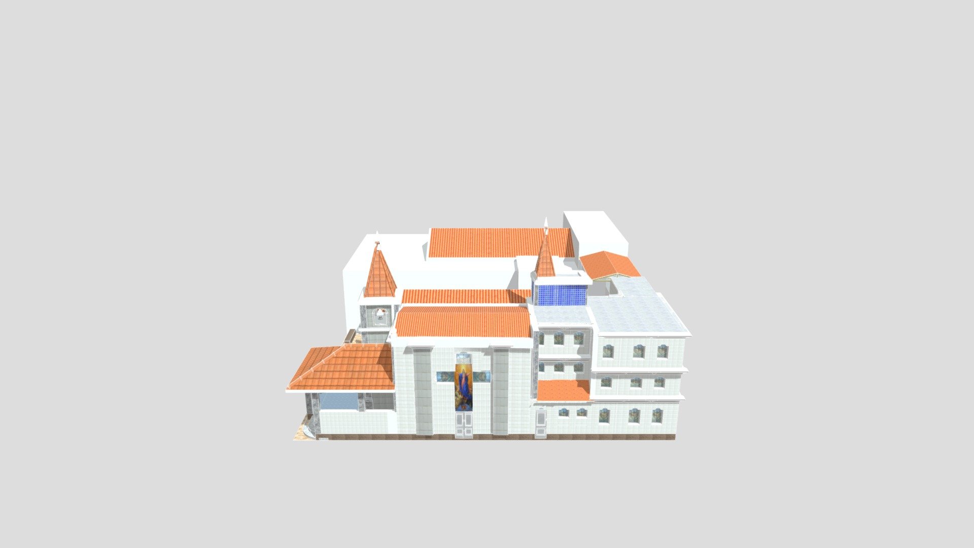 igrejada pr. nossa senhora de fatima assomada - 3D model by etosavatar ...