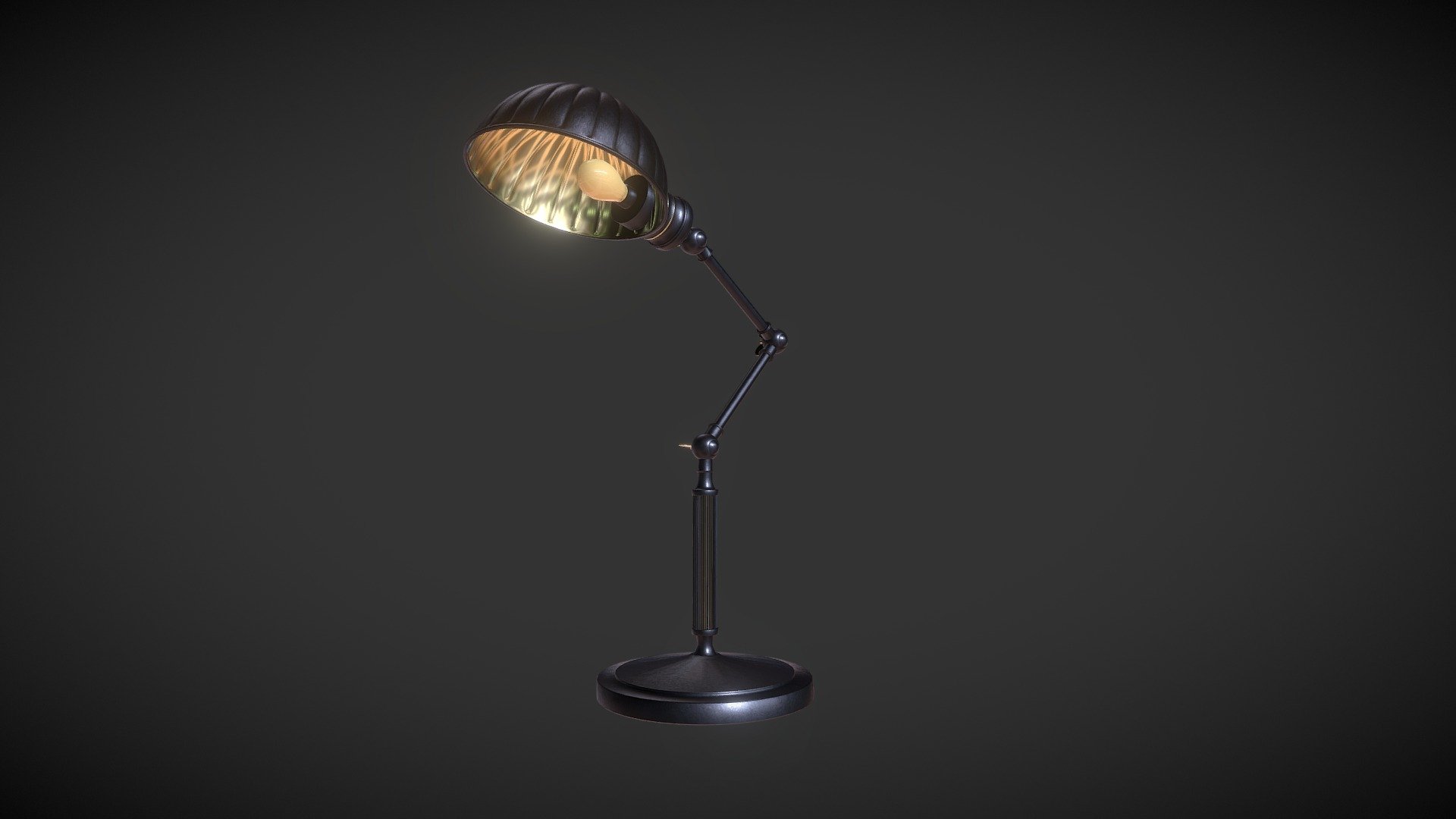 vintage study lamp - Buy Royalty Free 3D model by melvinx [2f7b5e2 ...