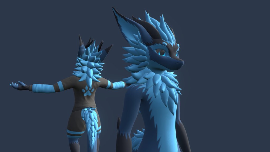 VRChat Characters - A 3D model collection by rakusa (@rakusa) - Sketchfab
