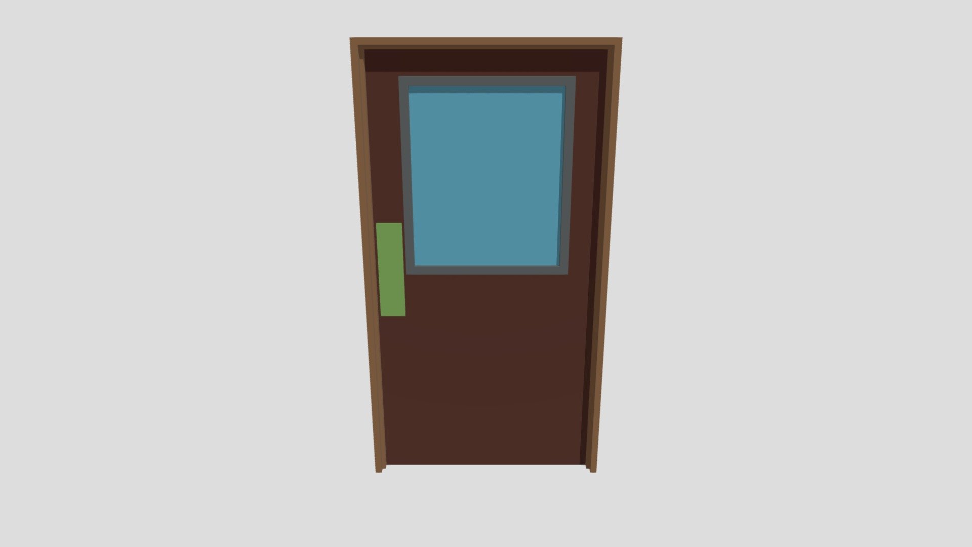 Door Single 2 - 3D model by moderncolin [2f7f3a1] - Sketchfab