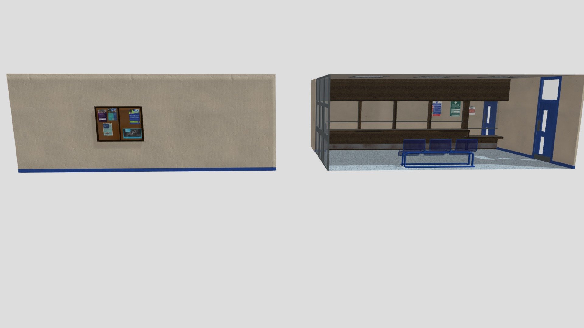 Police Station - Download Free 3D model by A9908244 [2f84021] - Sketchfab