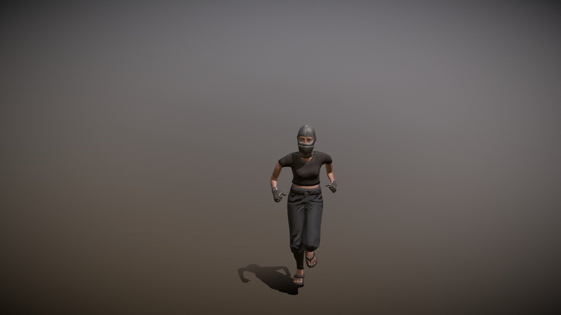 Ninja Number 3 - Animated - Download Free 3D model by tonyflanagan ...