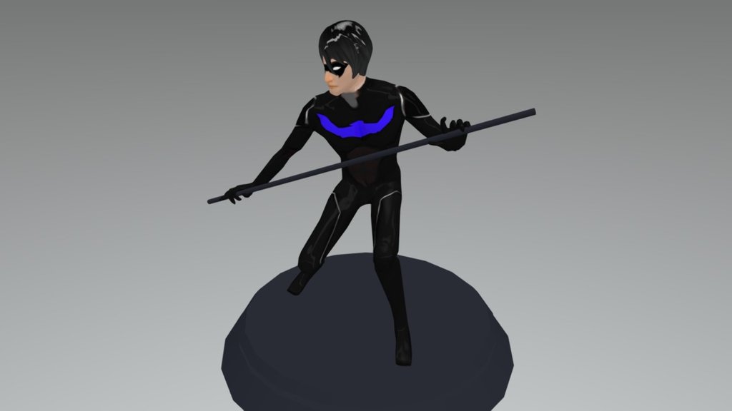Nightwing - 3D model by harululu [2f84556] - Sketchfab