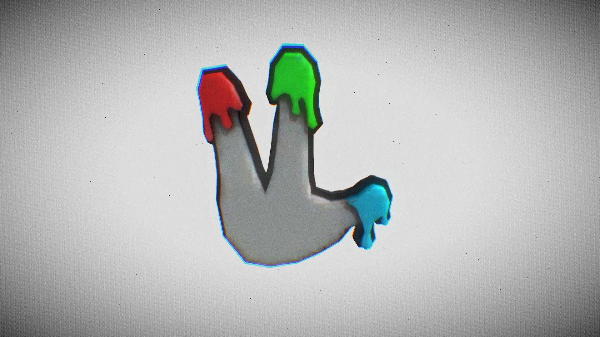 The gorilla tag finger painter badge 1 Download Free 3D Model By